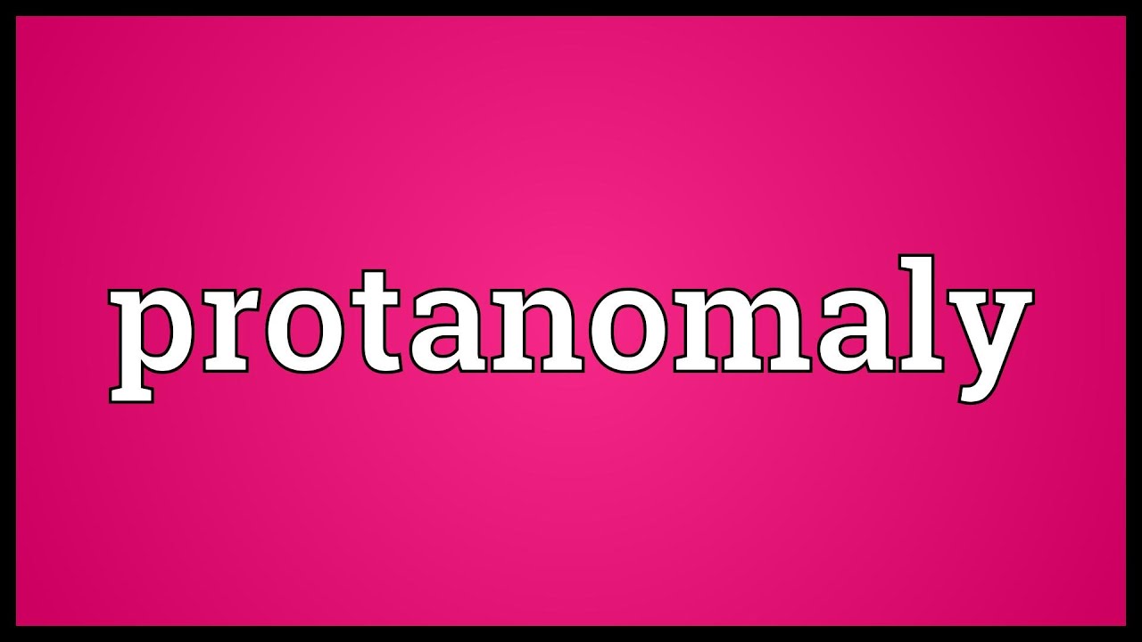 Protanomaly Meaning - YouTube