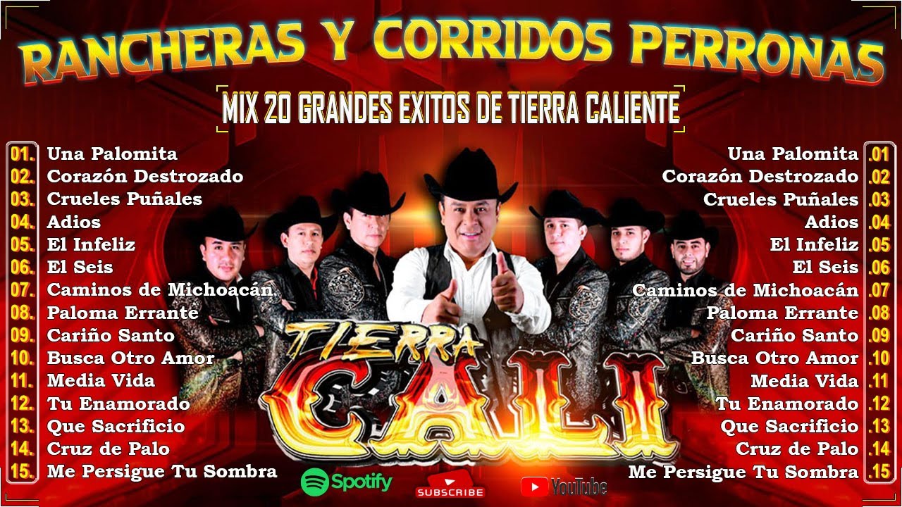 Tierra Cali 📀 Puro Tierra Caliente Mix 📀 Tierra Cali Mix 20 Grandes ...