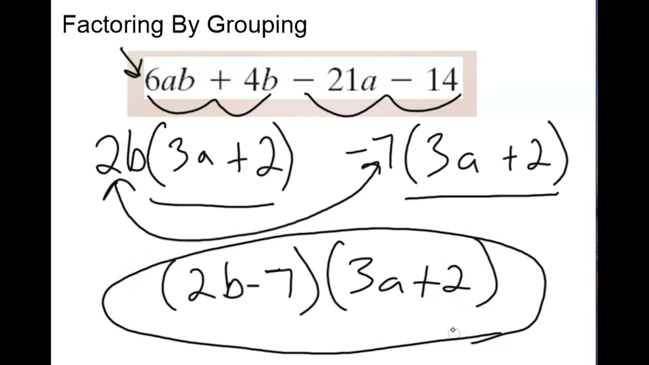 algebra-i-objective-22-factoring-by-grouping-youtube