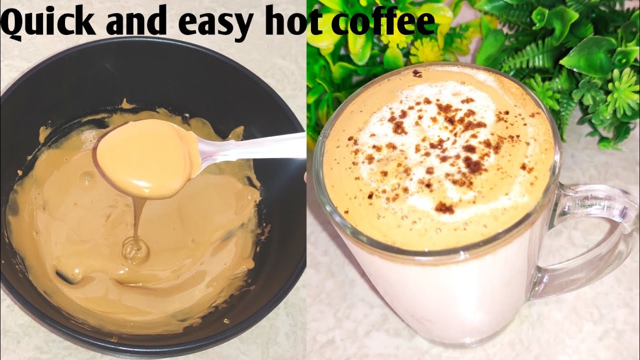 Hot coffee recipe| How to make parfact hand beaten coffee| Nescafe ...