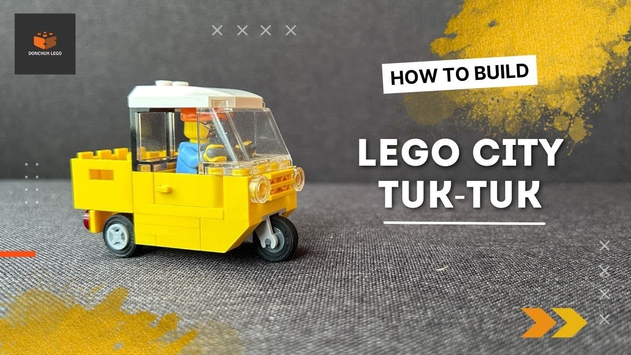 How To Build Lego City Tuk-Tuk - Lego City Building Instruction - YouTube