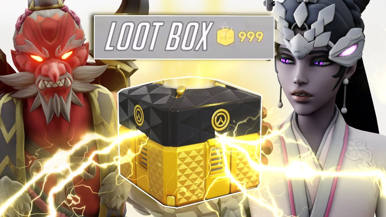 Opening ALL MY LOOT BOXES before overwatch DELETES them! - YouTube