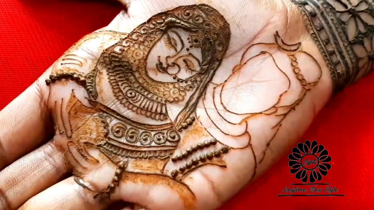 How To Draw Shiva Parvati | shivratri mehandi design | mehandi design ...