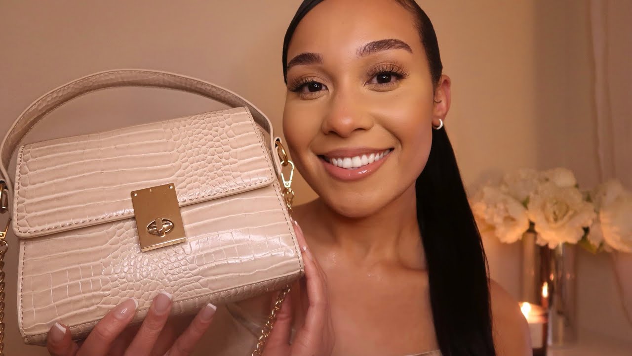 ASMR What's In My Bag 🤎 RELAXING Soft Whispers, Tingles & Tapping For Sleep - YouTube