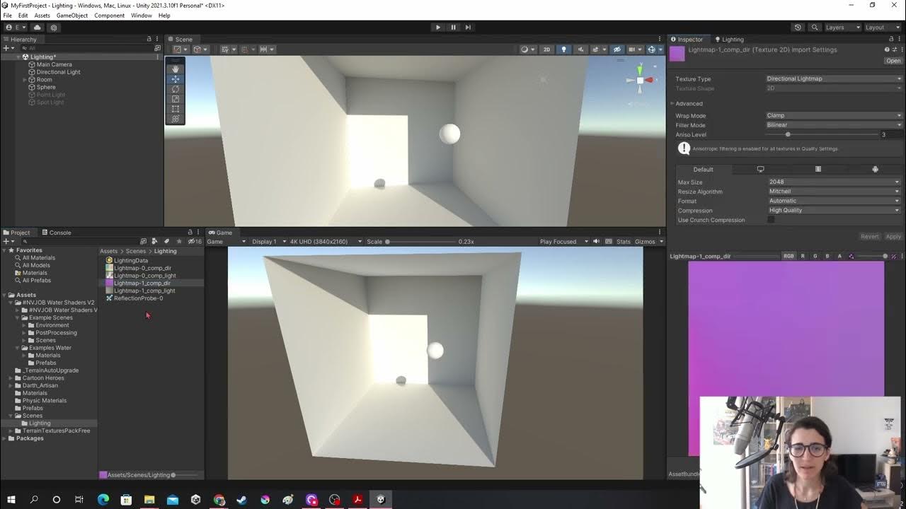 11 Iluminación baked pt2 - Curso Unity - OpenBootcamp - YouTube