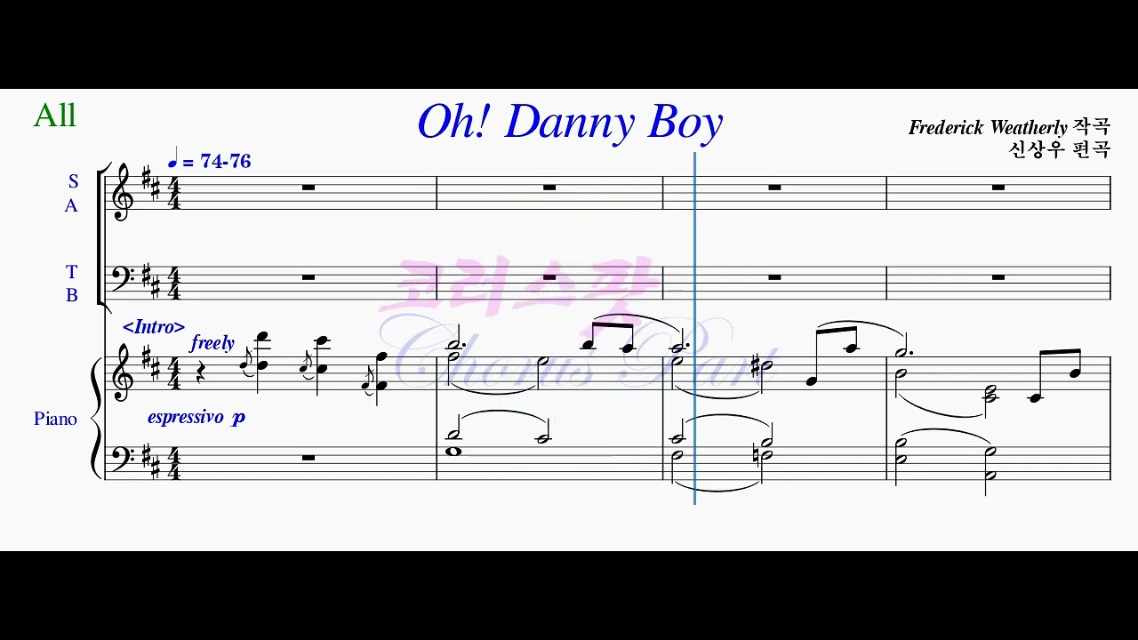 [CP#001125-All] [혼성] Oh! Danny Boy - YouTube