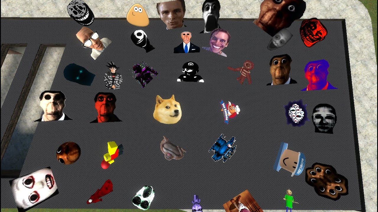 ALL FULL NICO'S NEXTBOT, 2D NEXTBOTS, OBUNGA NETBOT NEW UPDATE In Garry ...