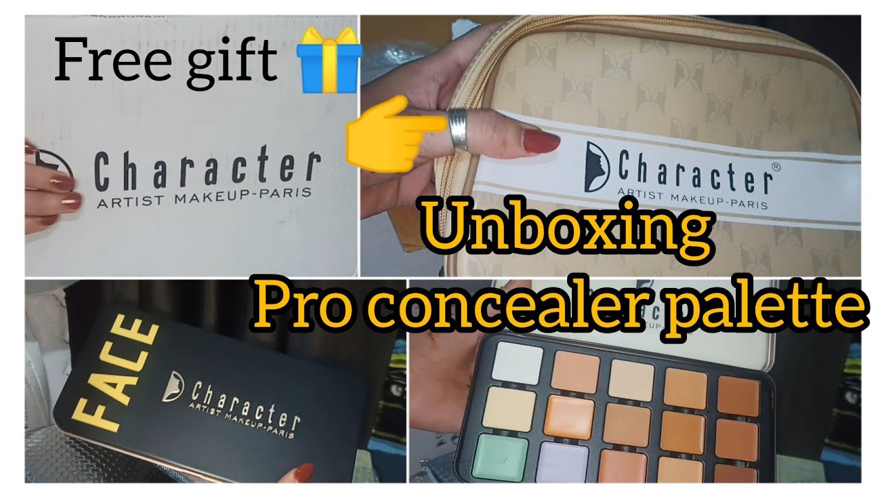 Unboxing character pro concealer palette | best concealer palette for ...