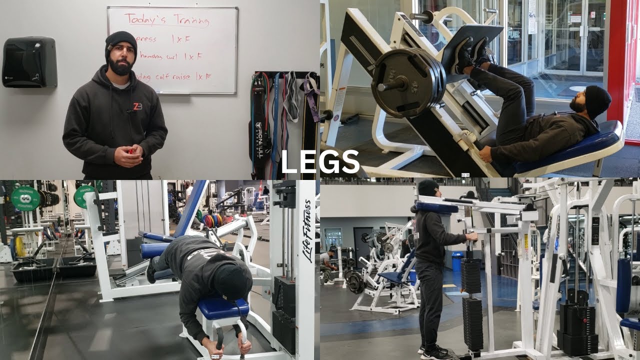 Training Vlog 28 - High Intensity Training (HIT) Legs - YouTube