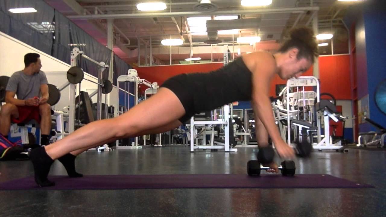 Push-up Renegade Row - YouTube