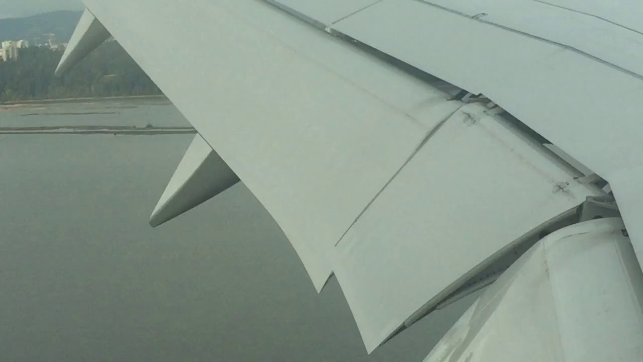 787 flap vibration - YouTube