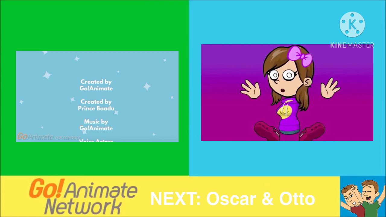 Go!Animate Network Split Screen Credits (2016) - YouTube