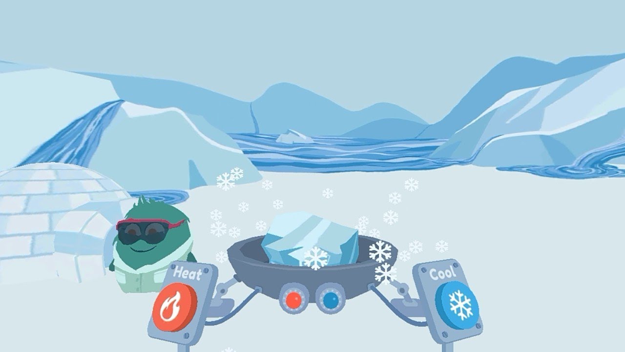 physics learning game - How to convert ice into water? But how to ...