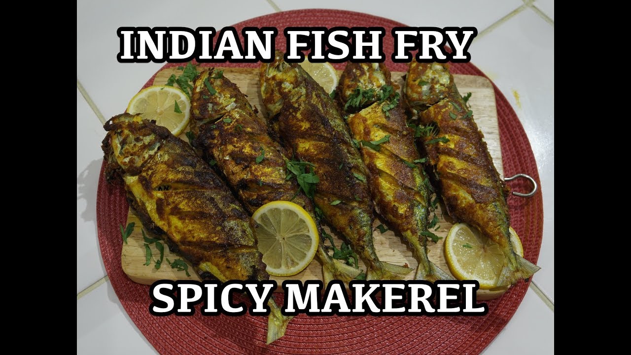 Fish Fry Recipe - Mackerel Fry - Indian Fried Fish - YouTube