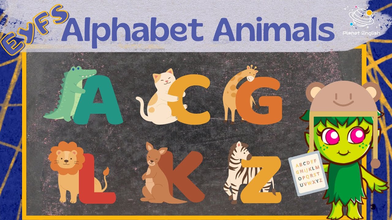 Alphabet Animals for Kindergarten | EYFS - YouTube