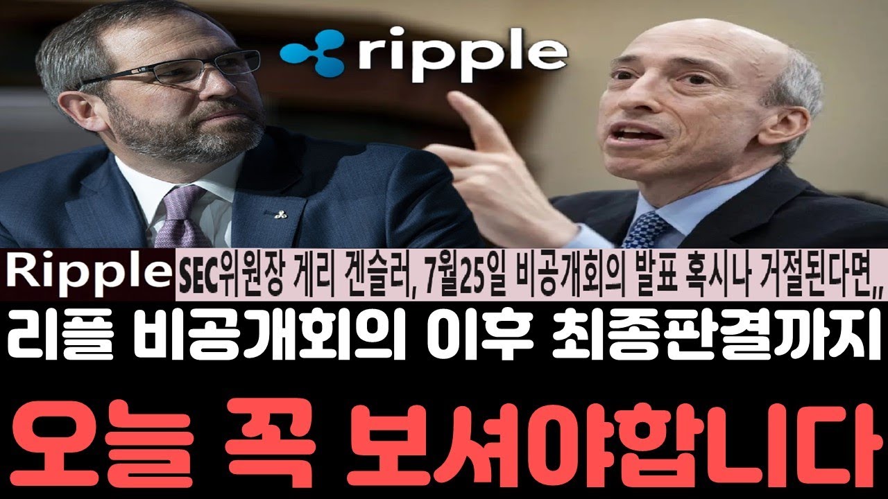 리플전망 리플 Xrp Sec 비공개회의 발표이후 최종판결 일정까지 공개한 토레스판사 오늘 영상은 꼭 보셔야합니다 리플전망 리플호재 리플급등 리플코인 리플소송