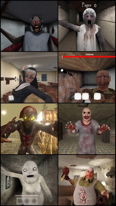 Granny Vs Slendrina Mom Vs Evil Nun 2 Vs Buck Vs Death Park Vs Hide And Seek Vs Slenny Vs Mr ...