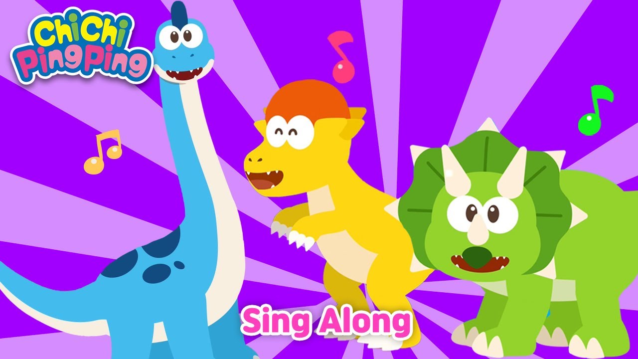 Dino Friends - sing along | nursery rhymes | for kids | kids songs ...