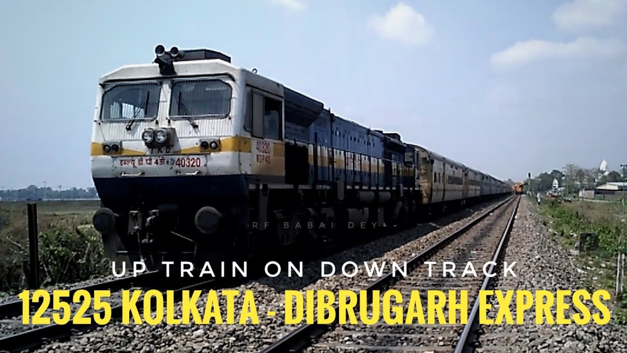 Extremely Rare Scene 😳 || Train running on wrong track - YouTube