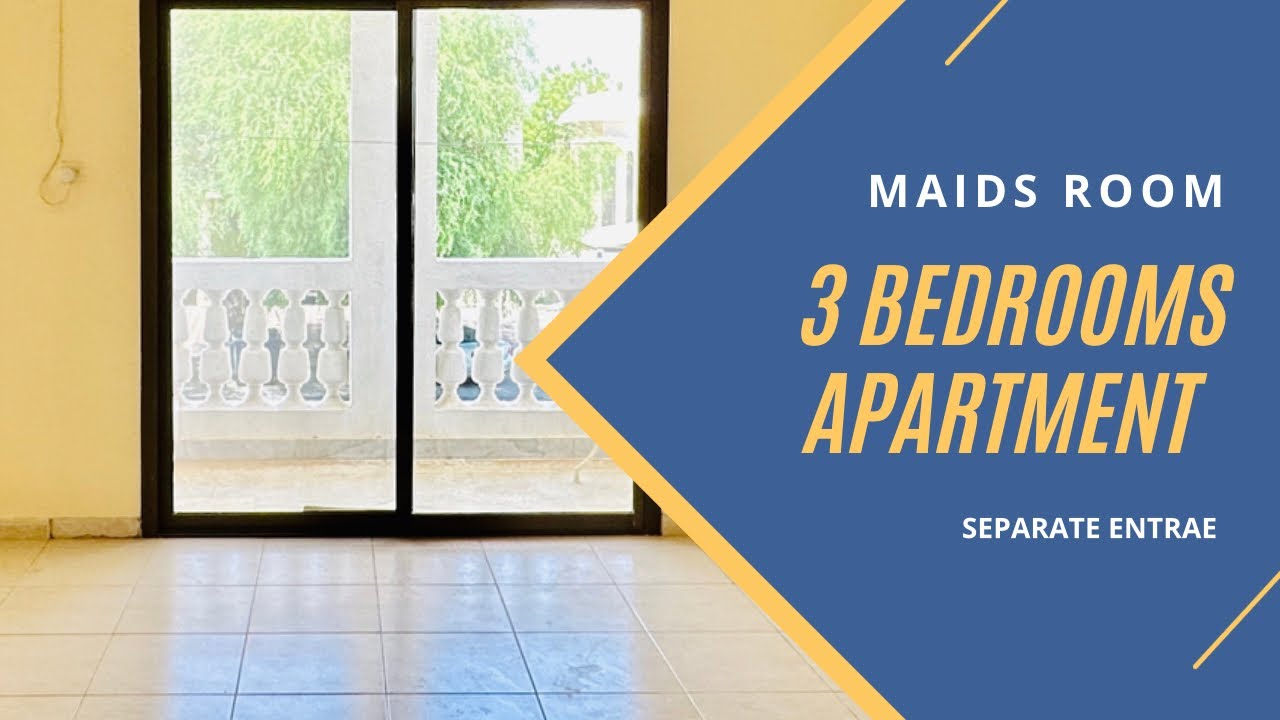 3 Bedrooms Apartment | Separate Entrance | Maids Room #alain # ...