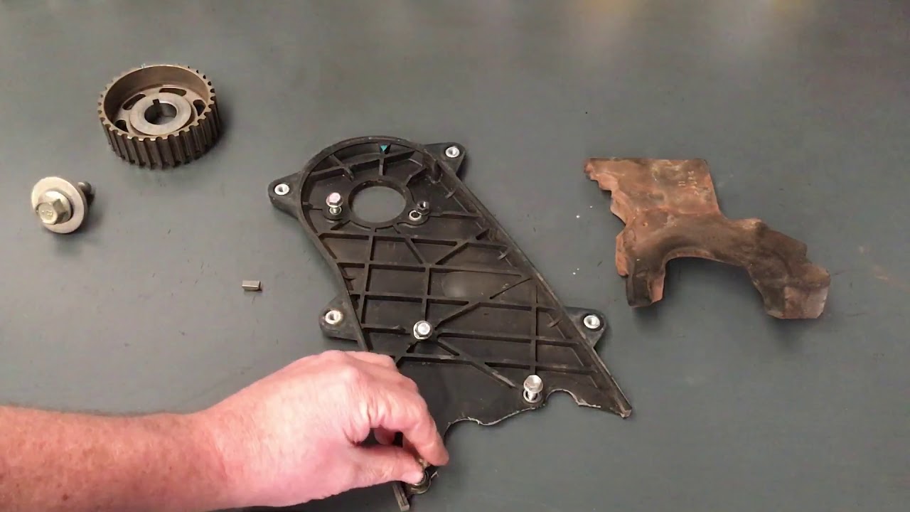 REMOVING CAM PULLEY & change cam seal info - YouTube