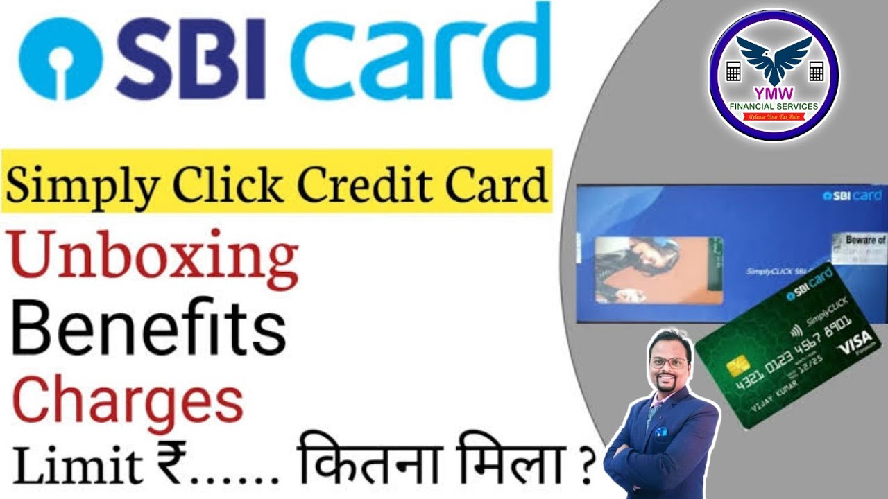 SBI Simplyclick Credit Card | Credit card unboxing | Simplyclick credit ...