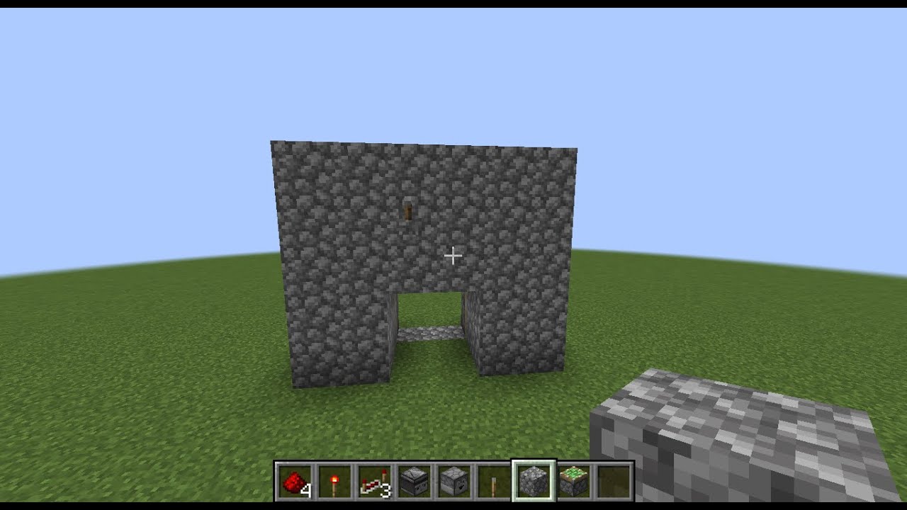 how to build a simple 2x2 jeb door in minecraft - YouTube