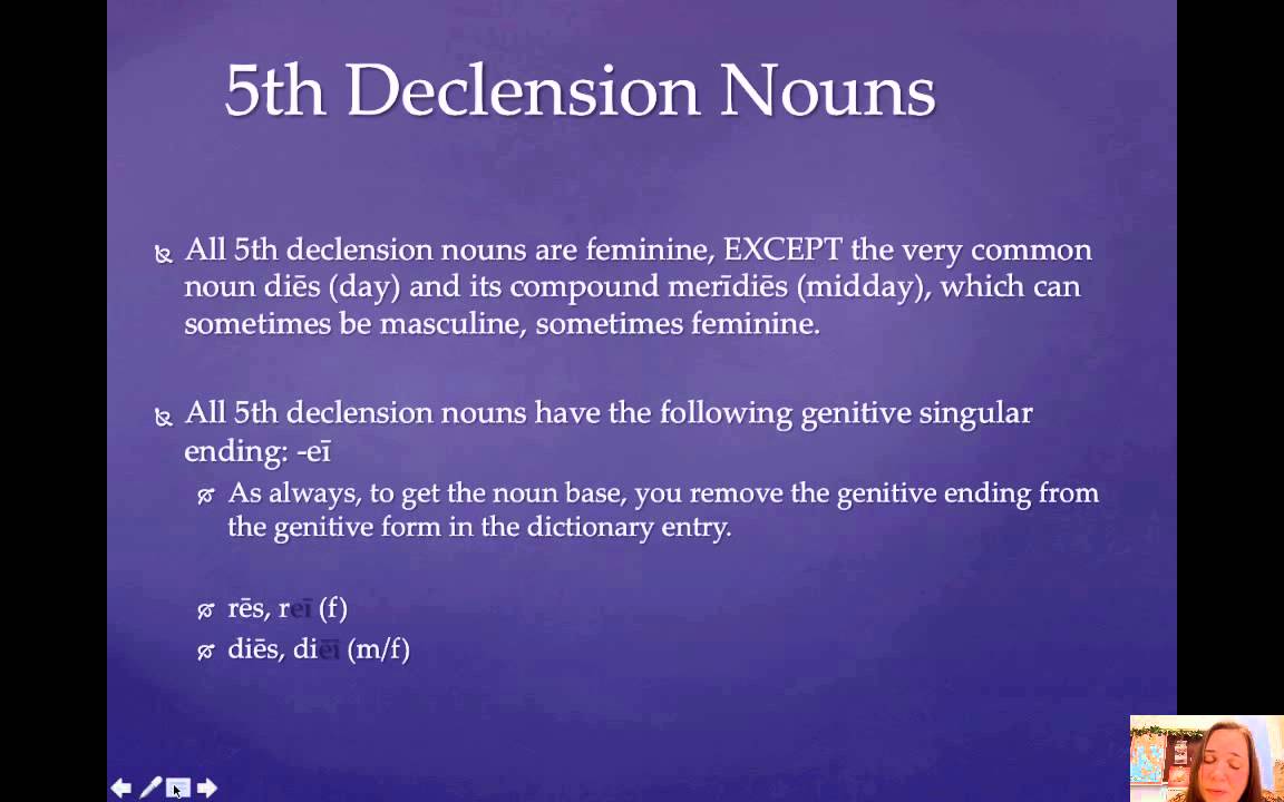 Ch. 18: 5th Declension Nouns - YouTube