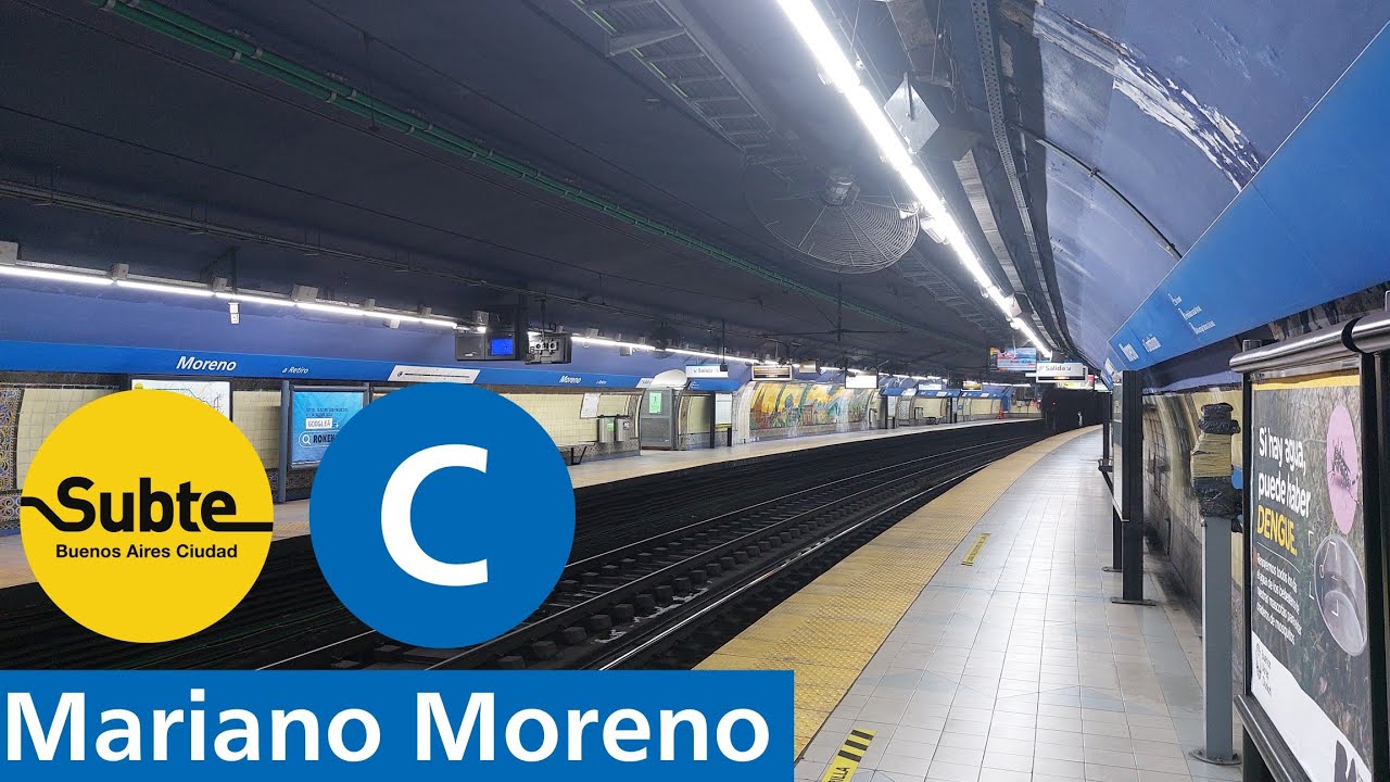 Mariano Moreno | Línea C | Subte de Buenos Aires - YouTube