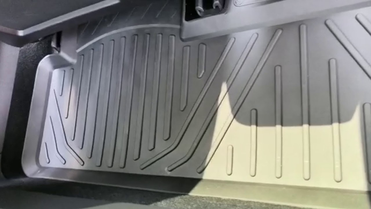 EV Tuning All-Weather Second Row Mat - YouTube
