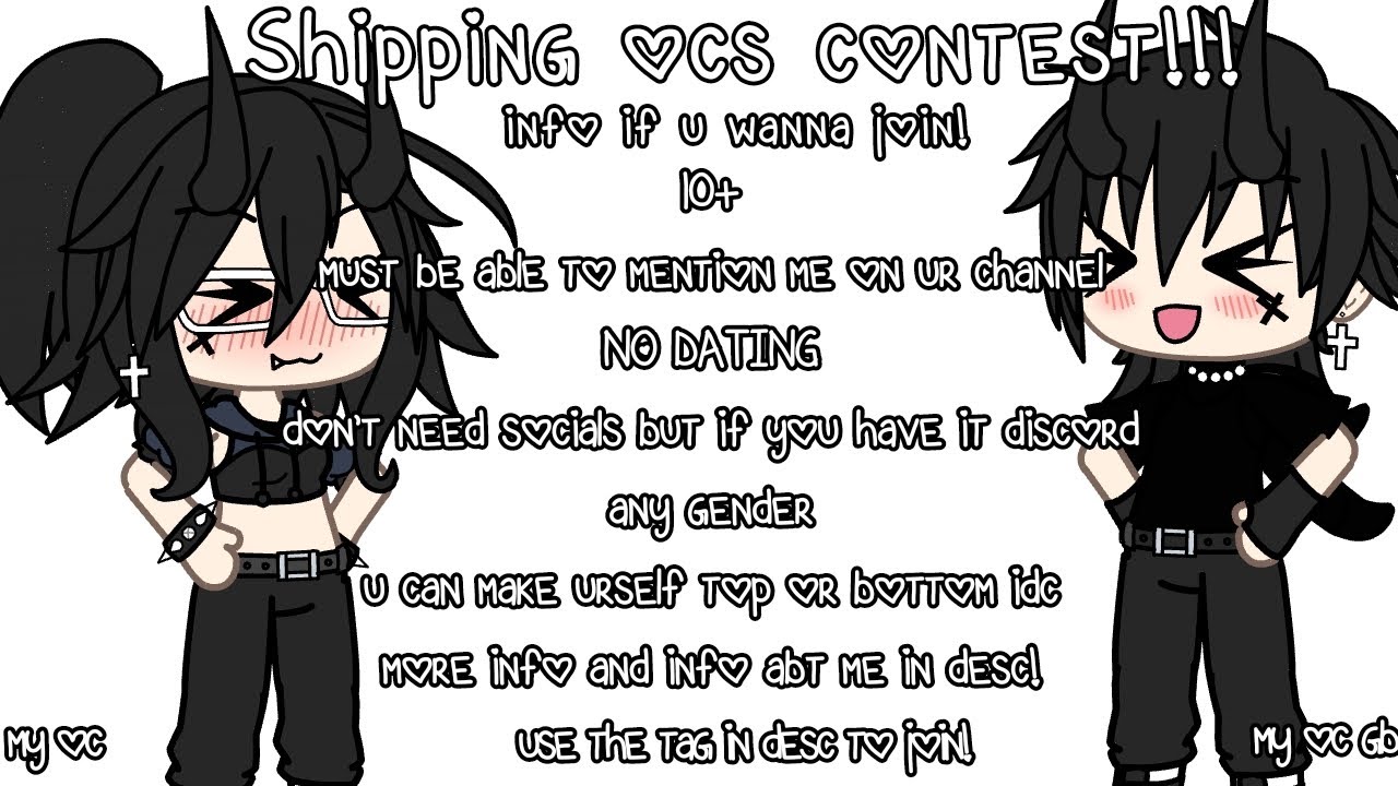 shipping ocs contest!!!!! read desc!!! [CLOSED] - YouTube