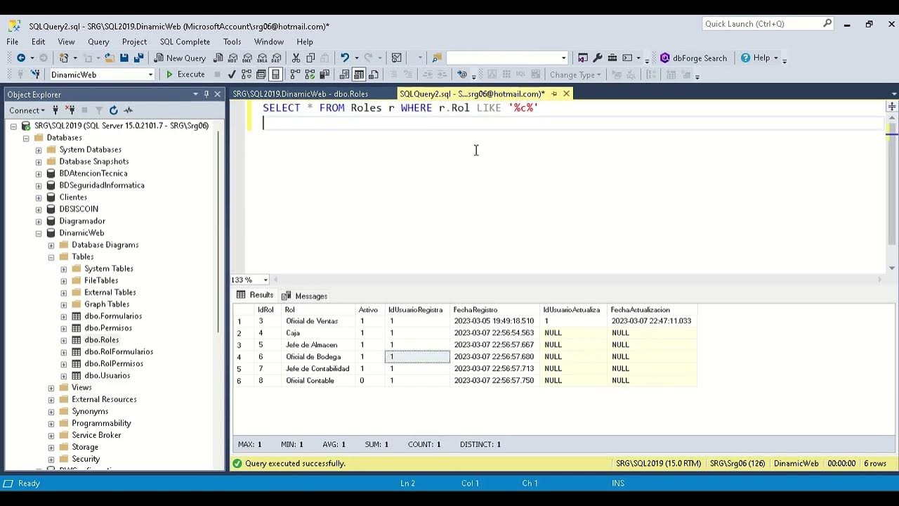 Select Dinámico A Campo De Texto Con Entity Framework Y Linq - YouTube