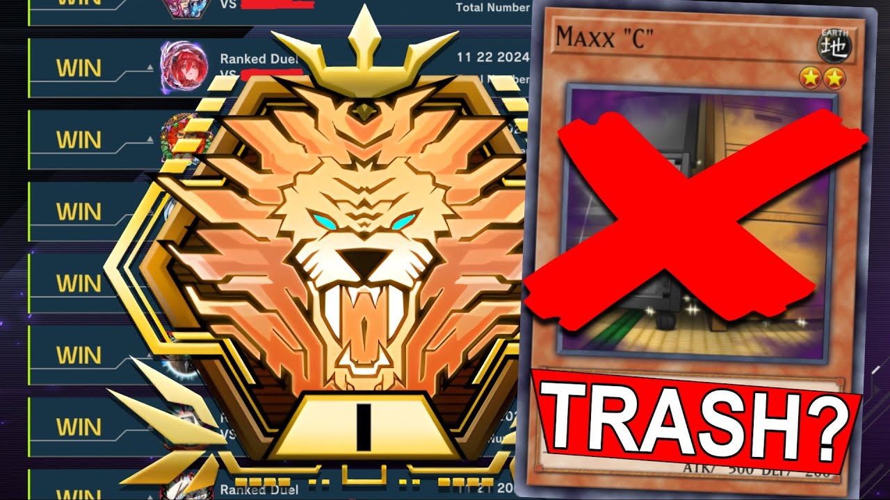 It's Easier to Reach Master 1 with 0 Maxx "C" - Yu-Gi-Oh! Master Duel ...