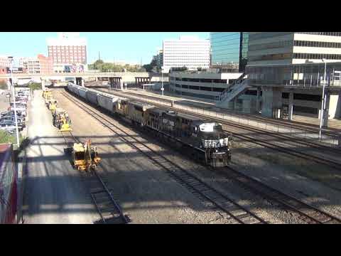 NS #8042 Leads NS 115 With UP Power. Kansas City, MO 10/5/24 - YouTube