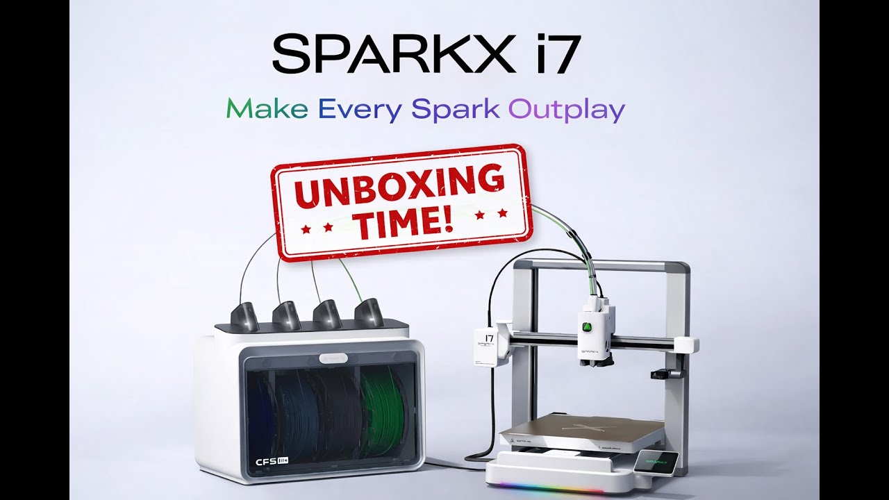 SparkX i7 Unboxing & First Impressions - Is This Printer the Real Deal ...