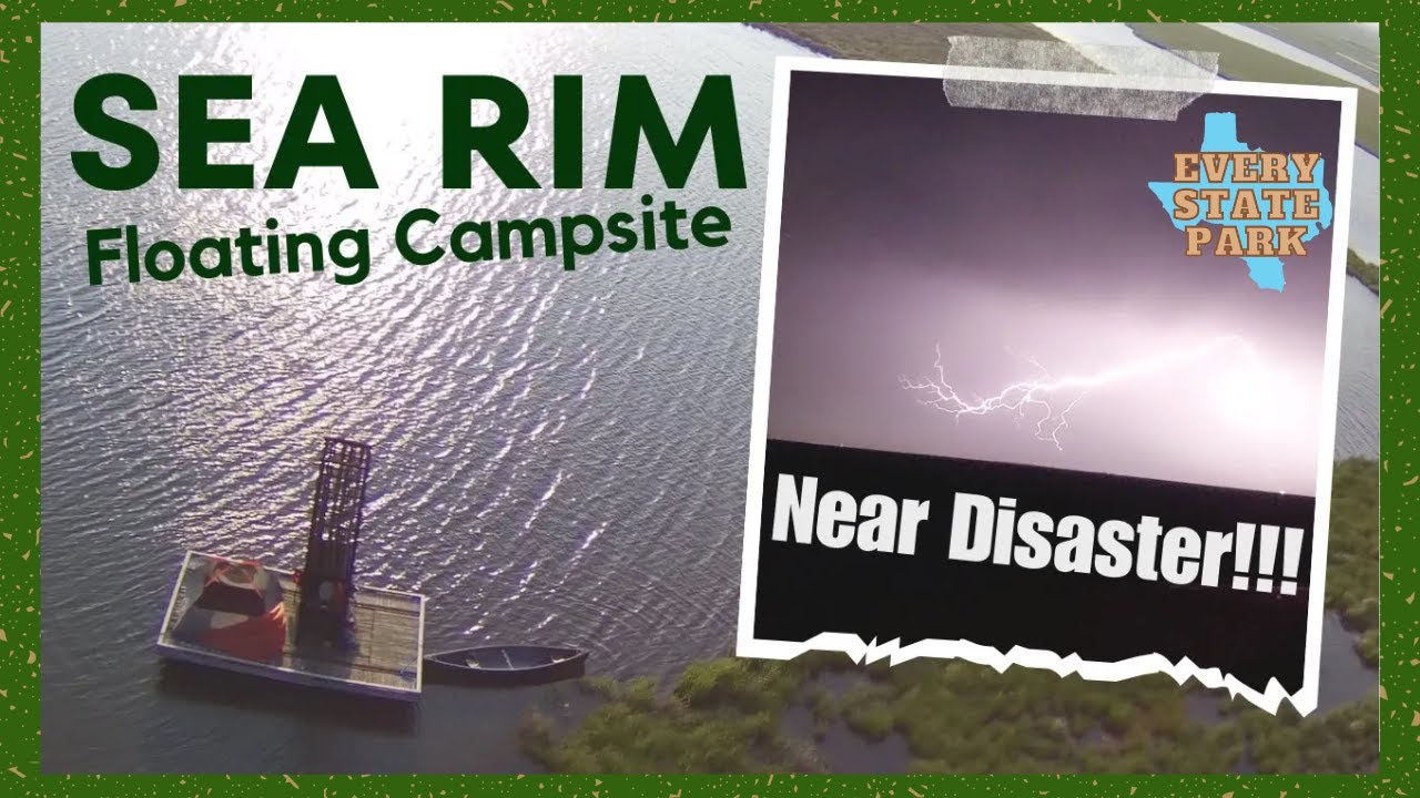 Camping in Texas | Extreme Flooding Campsite at Sea Rim State Park ...