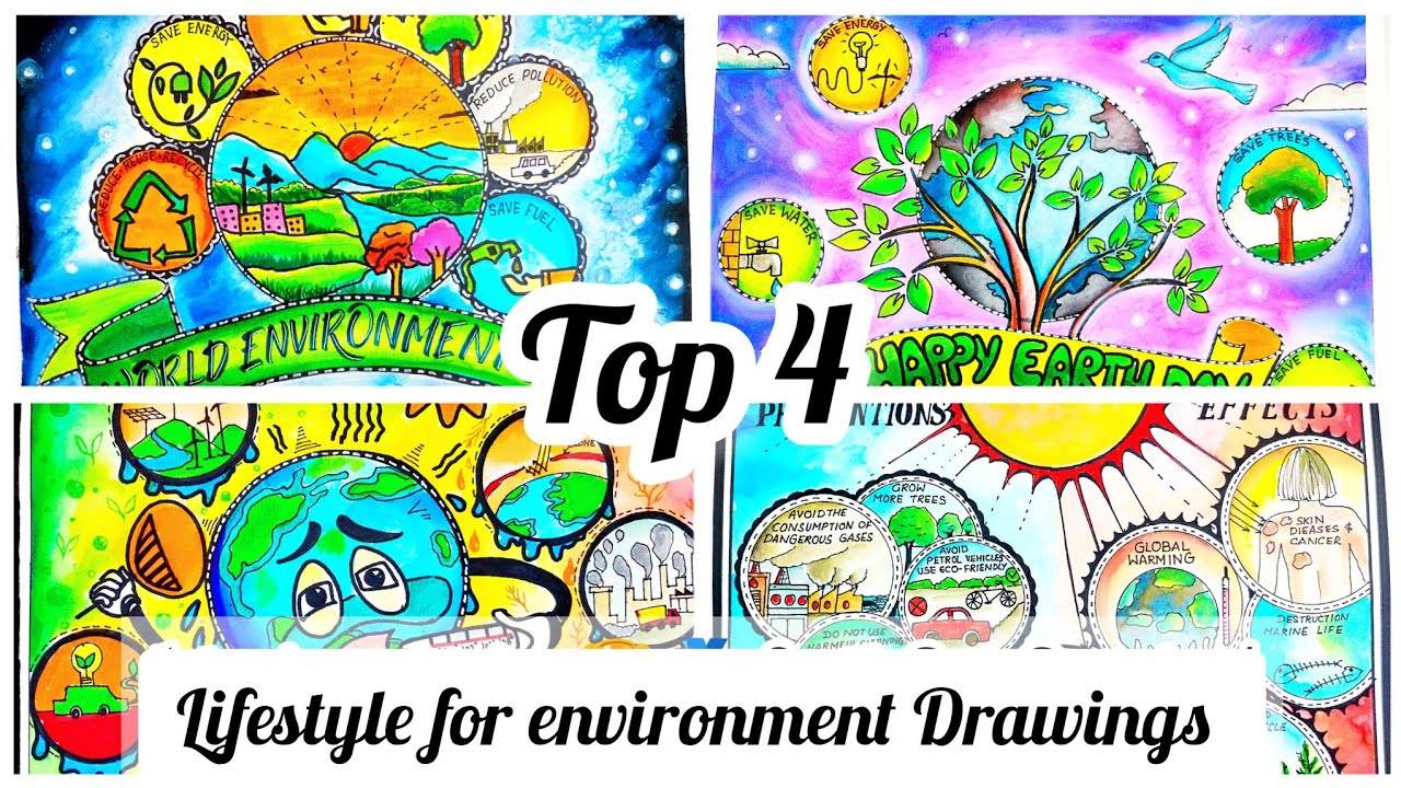 Earth Day Drawing / Earth Day Poster Drawing /World Earth Day Drawing ...