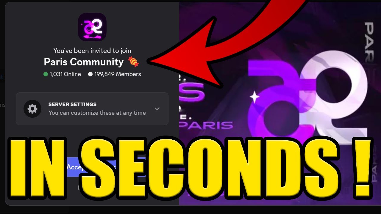 HOW to JOIN PARIS DISCORD SERVER PC & MOBILE - YouTube
