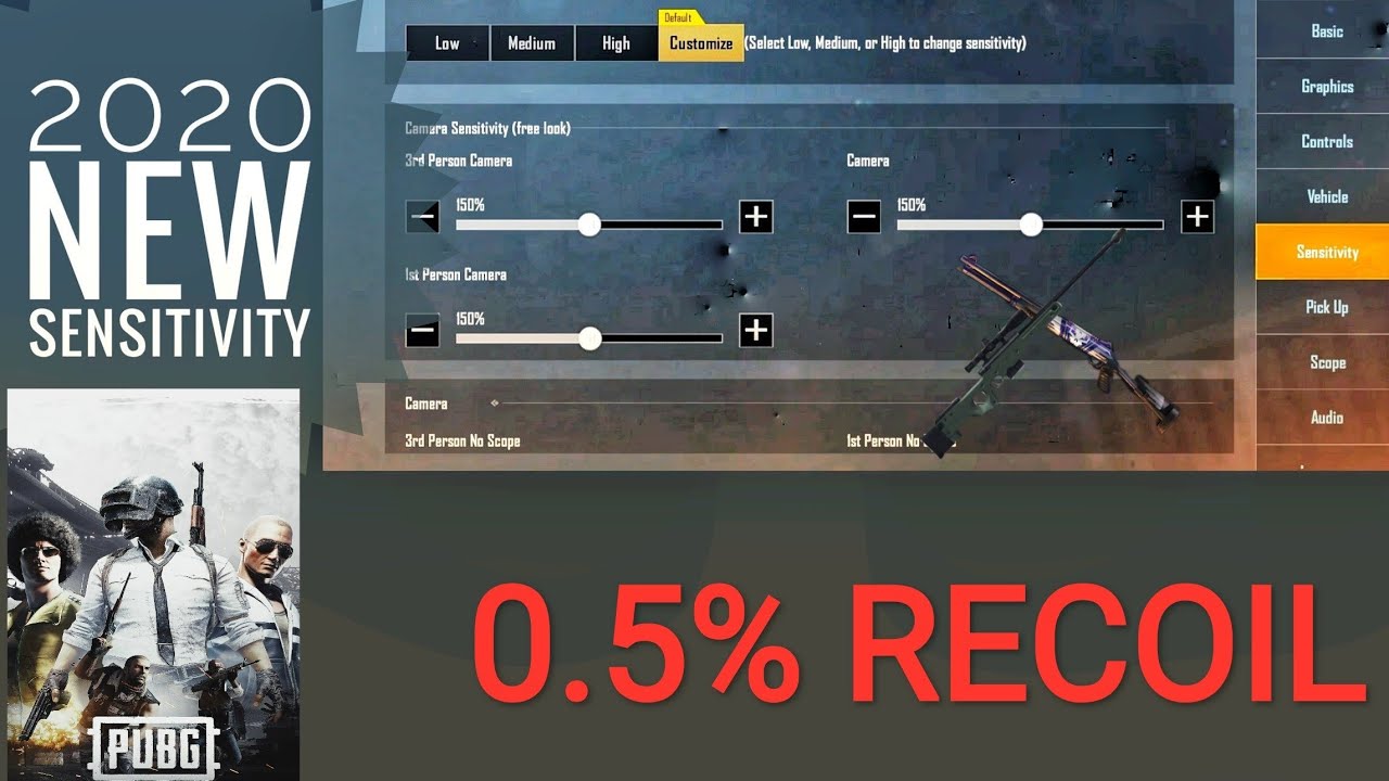 Pubg Mobile Best Sensitivity Setting and PRO Player Drills 2020 - YouTube