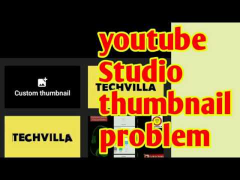 YouTube Studio thumbnail Error problem - YouTube