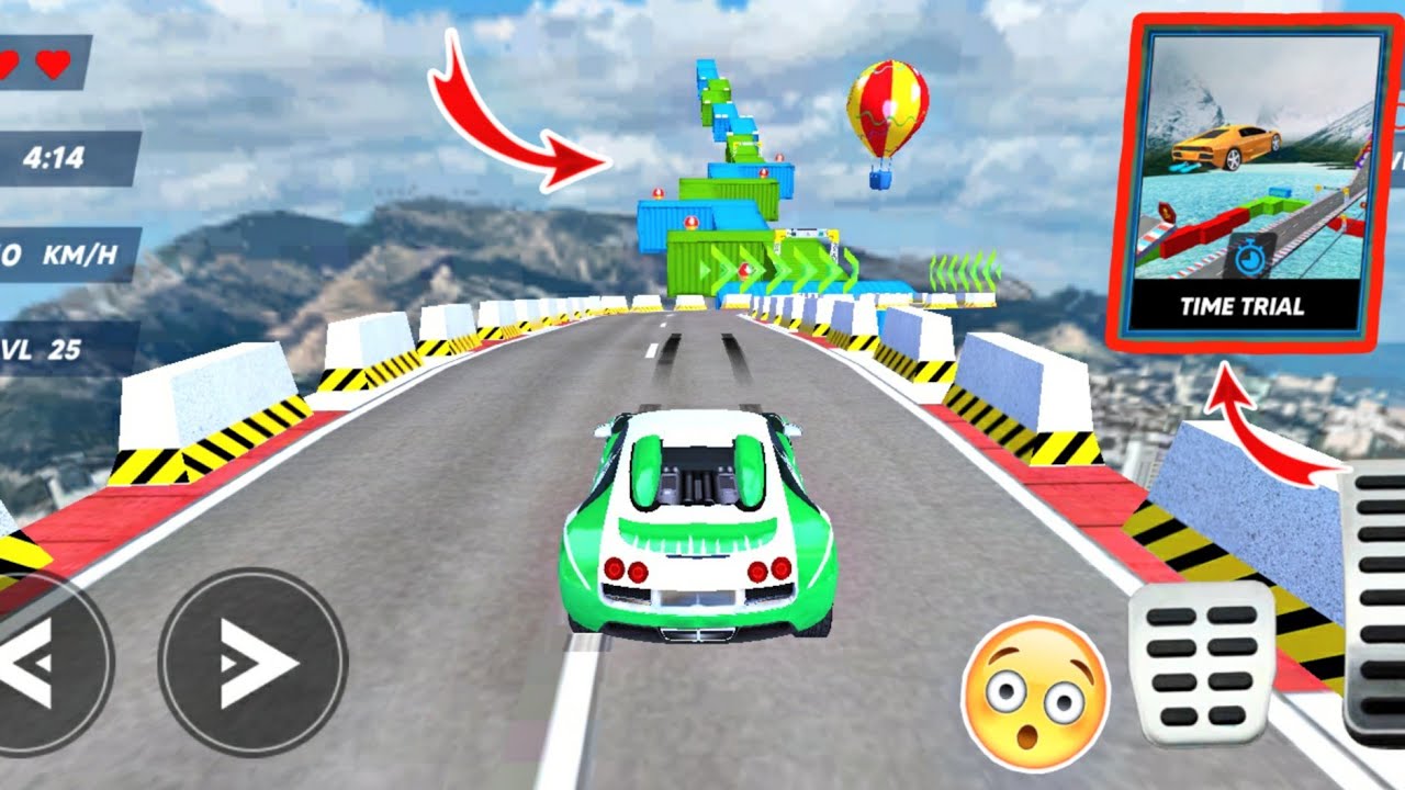 CAR GAMES 3D STUNT RACING GAME [TIME TRIAL]LEVEL 1,2,3,4,5,6,7,8,9,10 ...