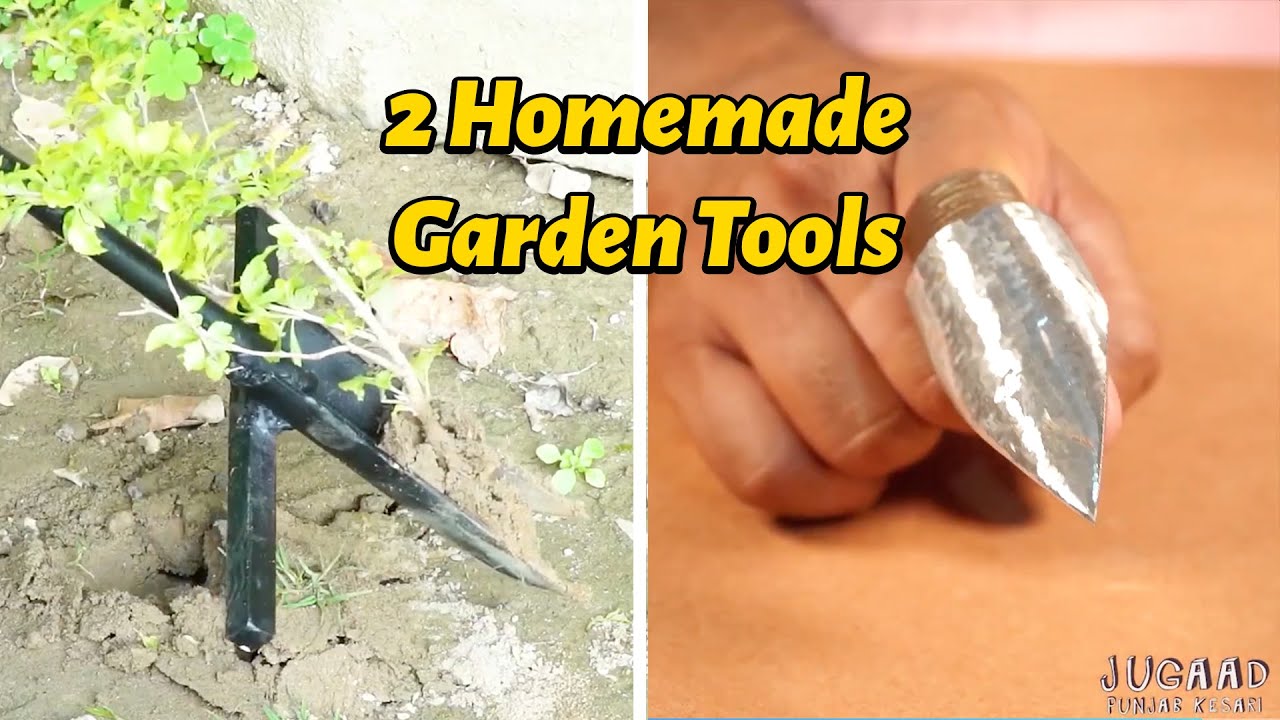 2 Homemade Garden Tools - YouTube