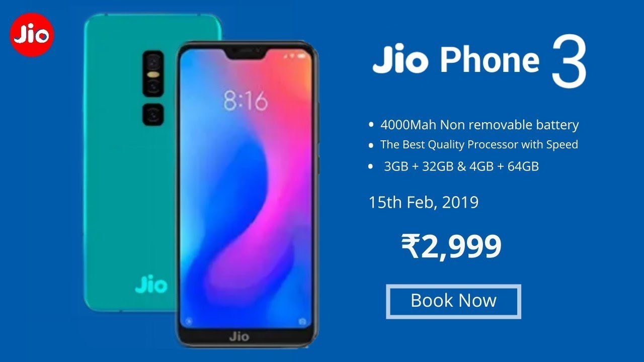 Jio phone 3 | Reliance Jio Phone | New Phone Launch In India | 1st Look ...