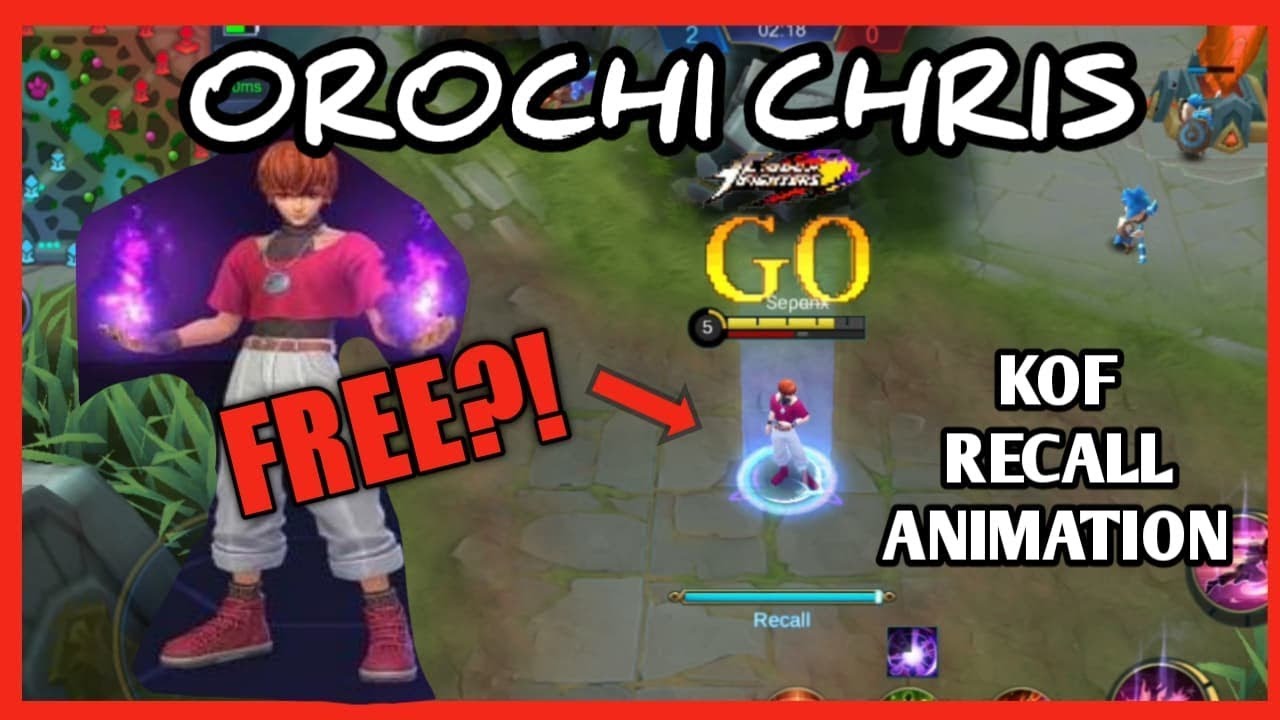OROCHI CHRIS DYRROTH SKIN KOF EXCLUSIVE RECALL ANIMATION COOL! (with ...