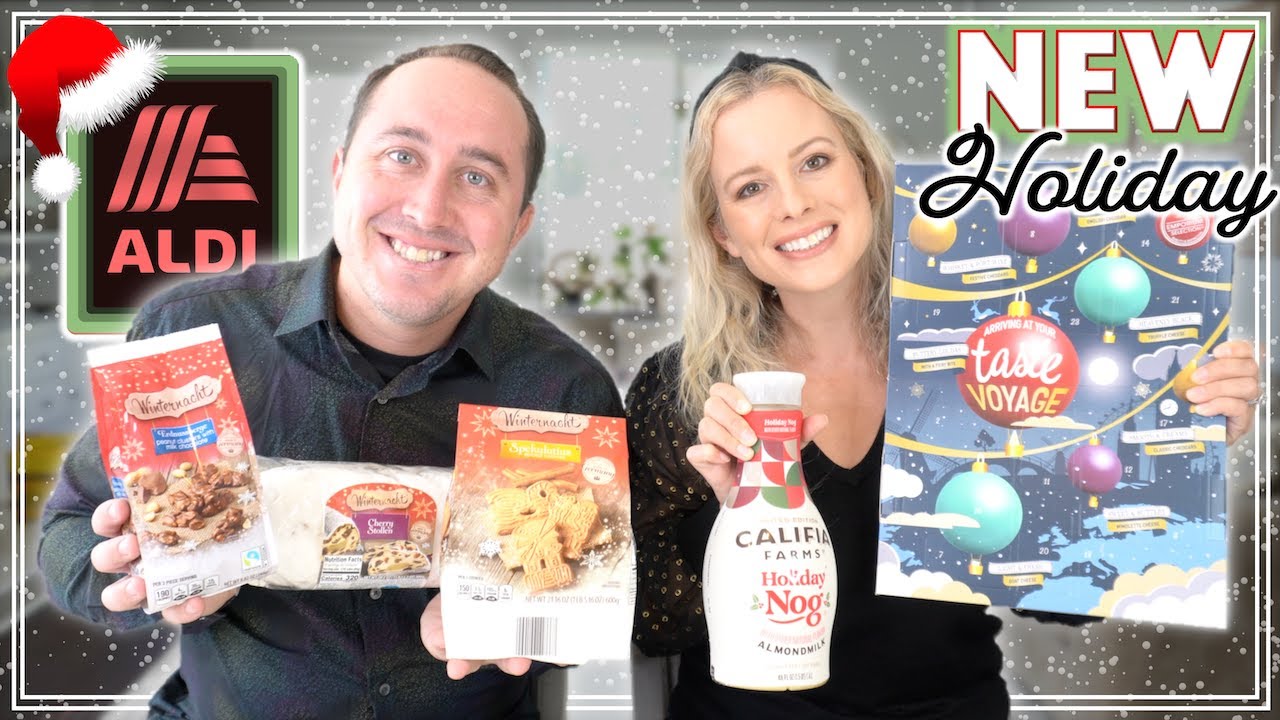 NEW HOLIDAY TASTE TEST FROM ALDI - YouTube