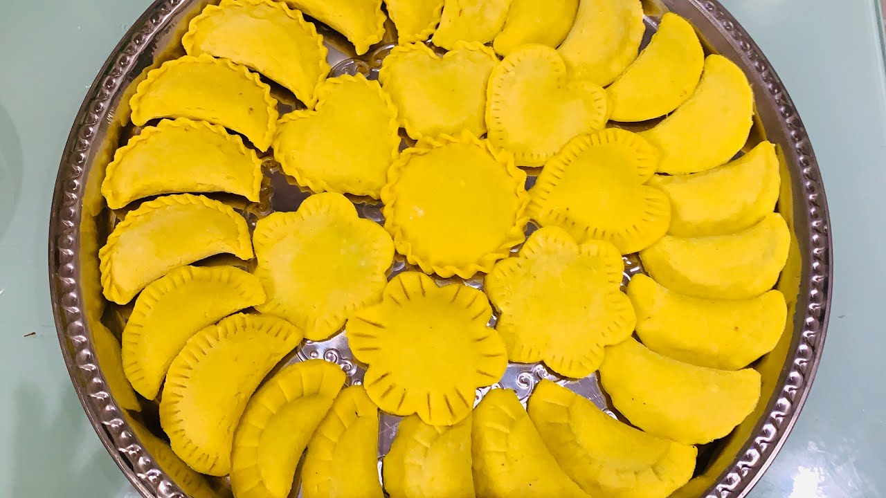 Eid Special Pitha Recipes | Nuner Bora | Rice Flour Meat Samosas Recipe ...