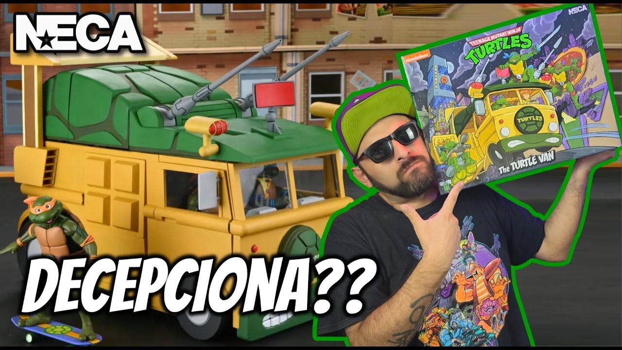 DECEPCIÓN?? | NECA TMNT CARTOON: TURTLE VAN - VAN DE LAS TORTUGAS NINJA ...