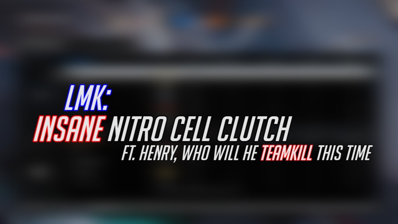 insane nitro cell clutch [R6S] - YouTube