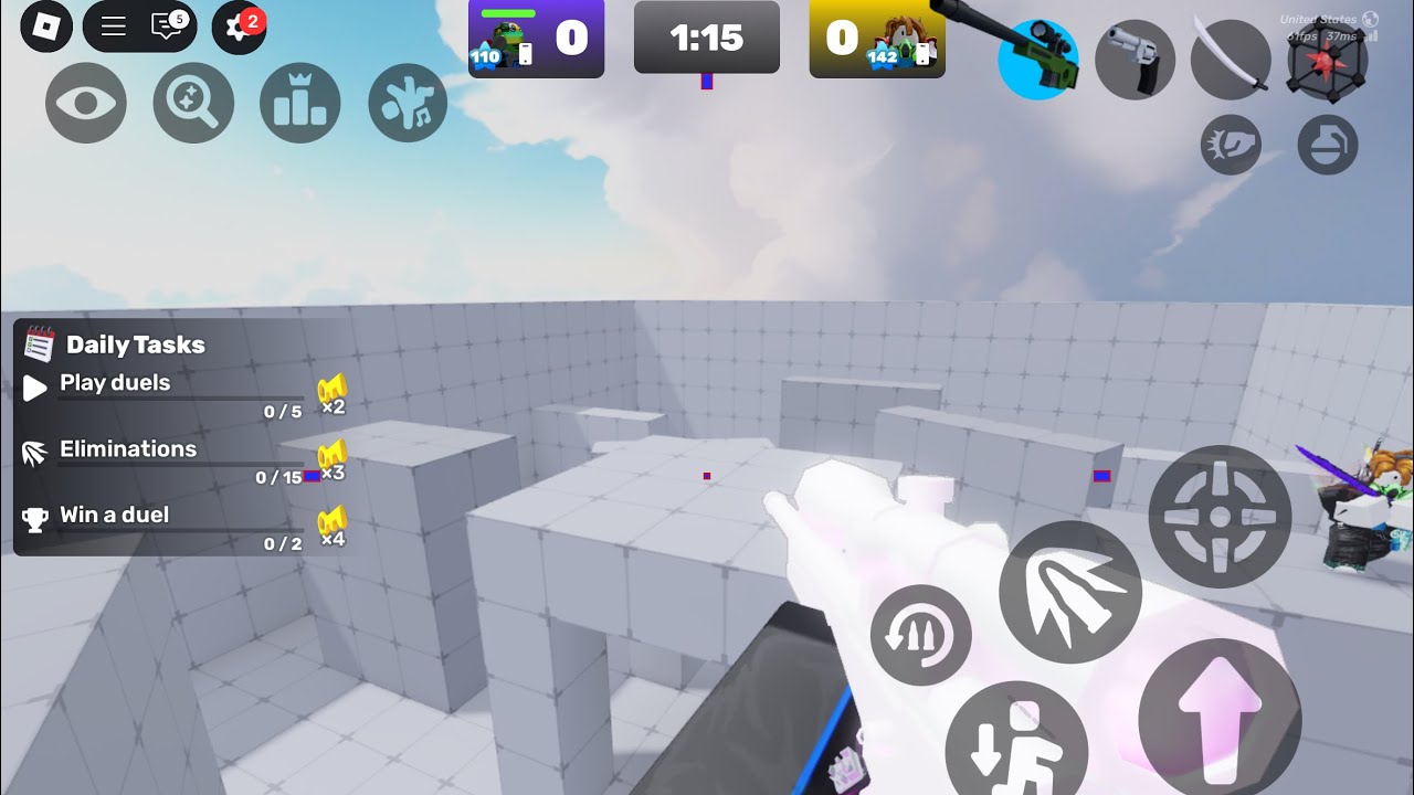 1v1 someone level higher than me - YouTube