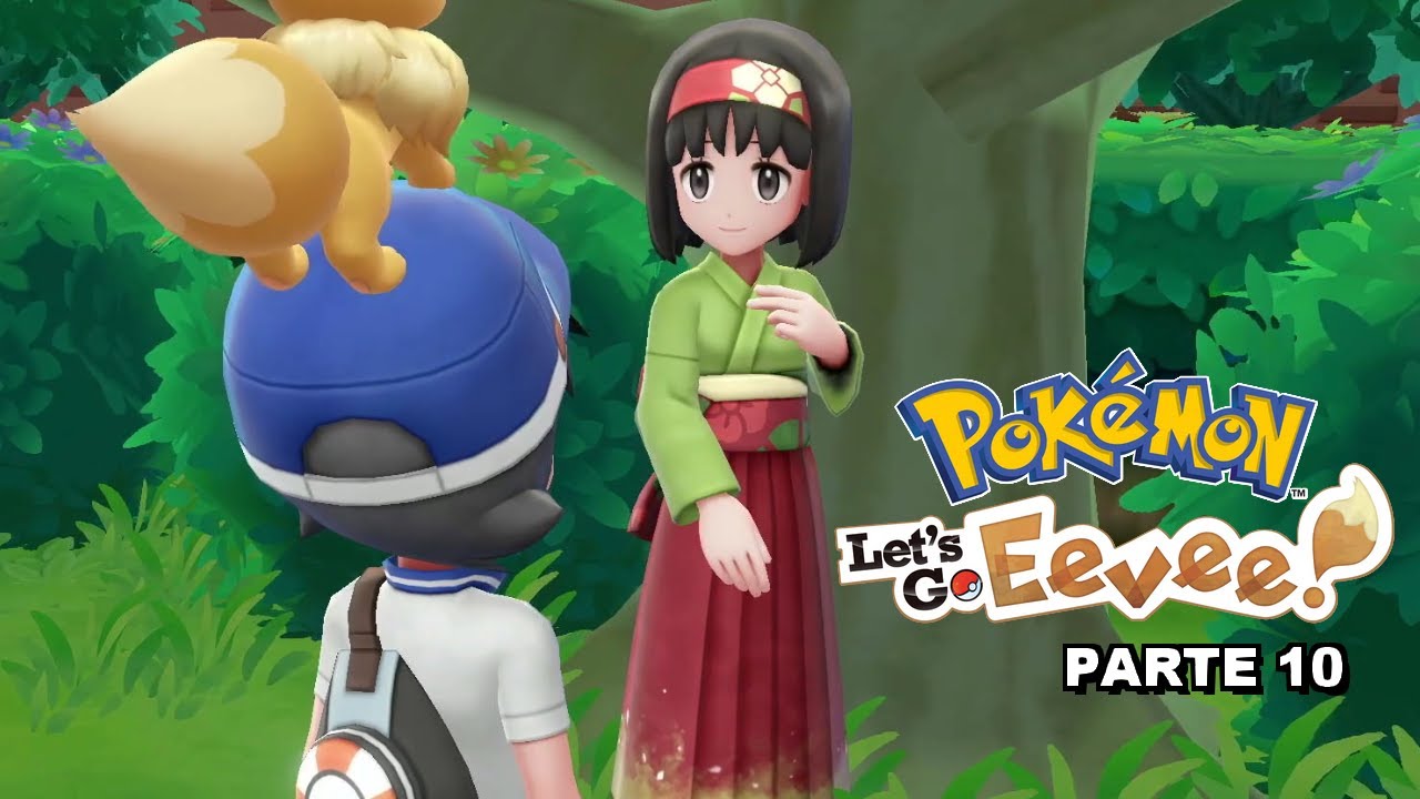 Treinadora de Plantas, Erica! - Pokémon Let's Go Eevee parte 10 - YouTube